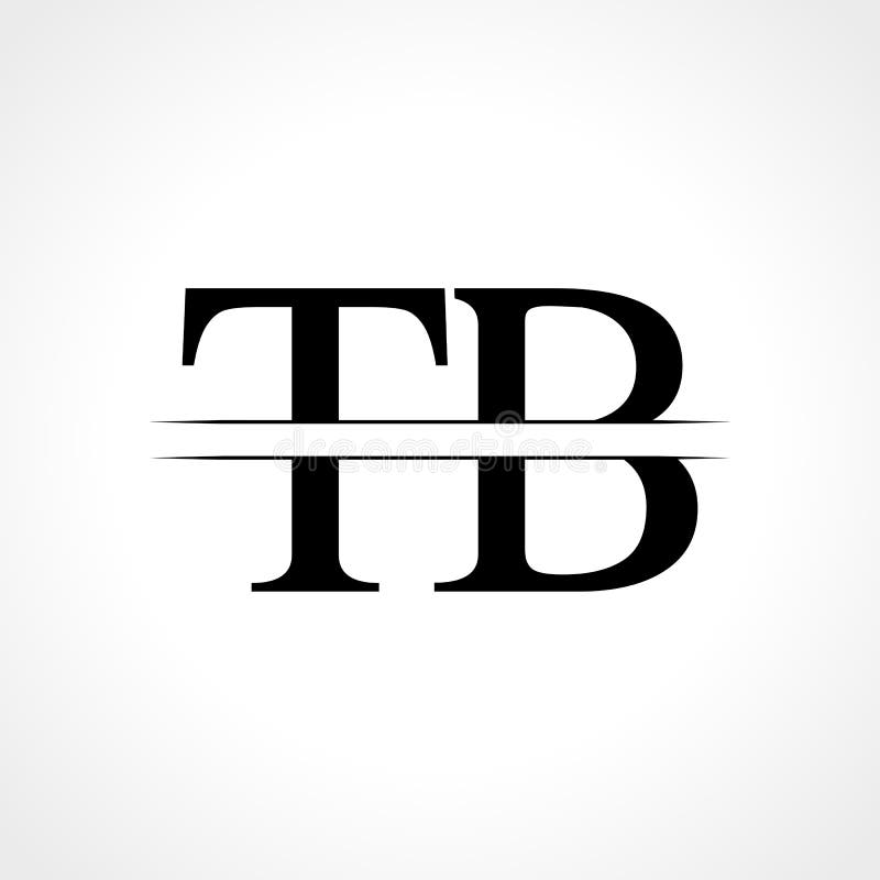 Initial Letter TB Logo Template Design Stock Vector - Illustration of ...