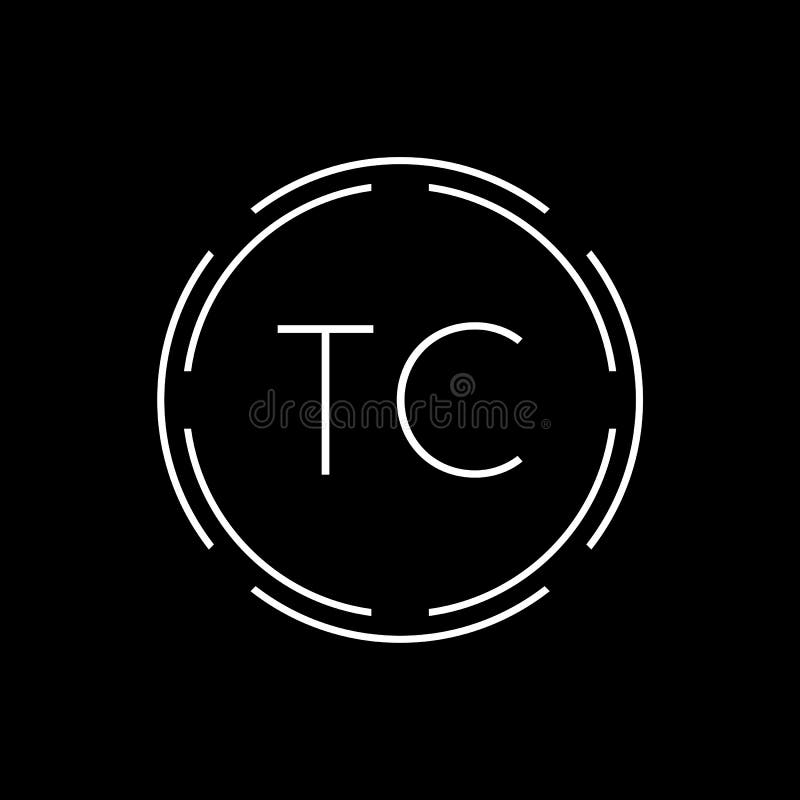 Initial Letter TC Logo Creative Typography Vector Template. Circle ...