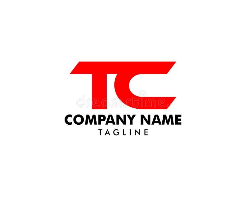 Initial Letter TC Logo Template Design Stock Vector - Illustration of ...