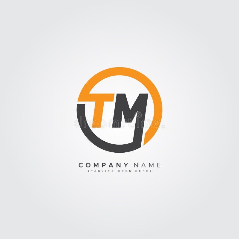 Initial Letter TM Logo - Minimal Business Logo for Alphabet T and M ...