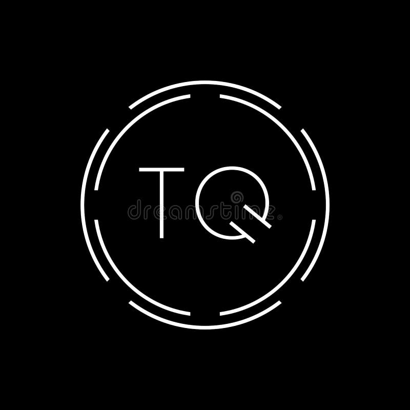 Initial Letter TQ Logo Creative Typography Vector Template. Circle ...
