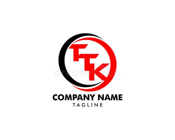 Initial Letter TTK Logo Template Design Stock Vector - Illustration of ...
