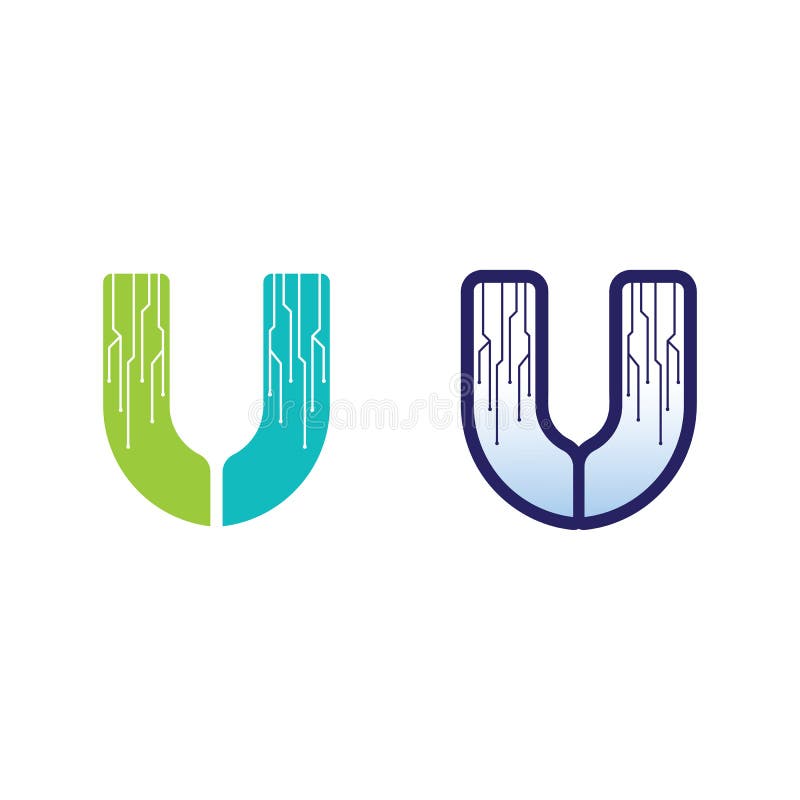 Initial Letter U Logo Business and Design Icon Vector Stock ...