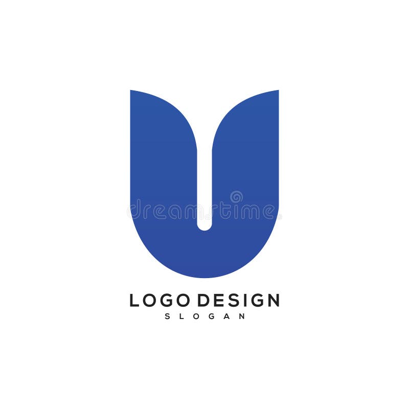 Initial Letter U Logo Vector Designs Stock Vector - Illustration of ...