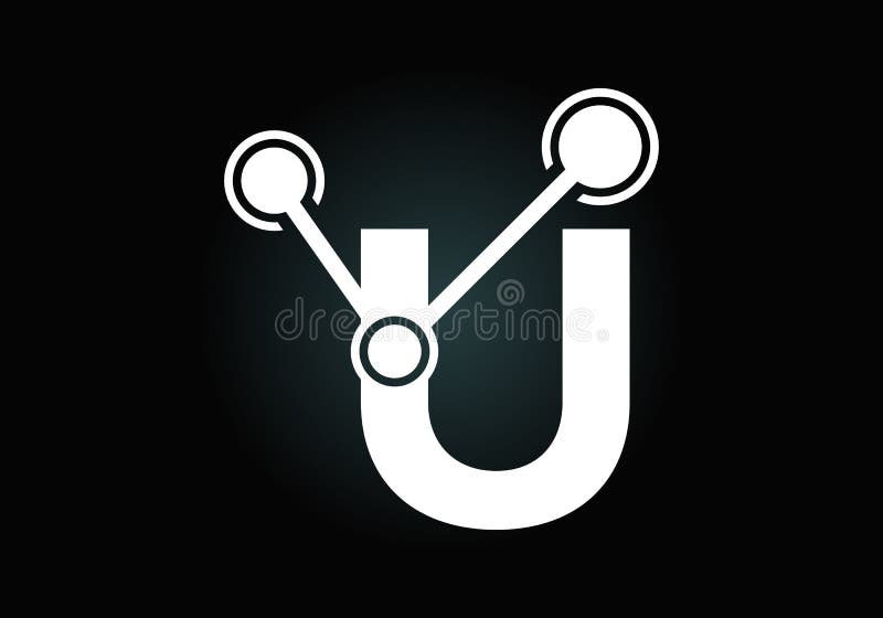 Initial Letter U with Technology Logo Sign Symbol. Suitable for ...