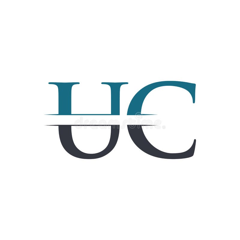 Initial Letter UC Logo Design Vector Template. UC Letter Logo Design ...