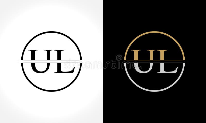 Initial Letter UL Logo Design Vector Template. UL Letter Logo Design ...