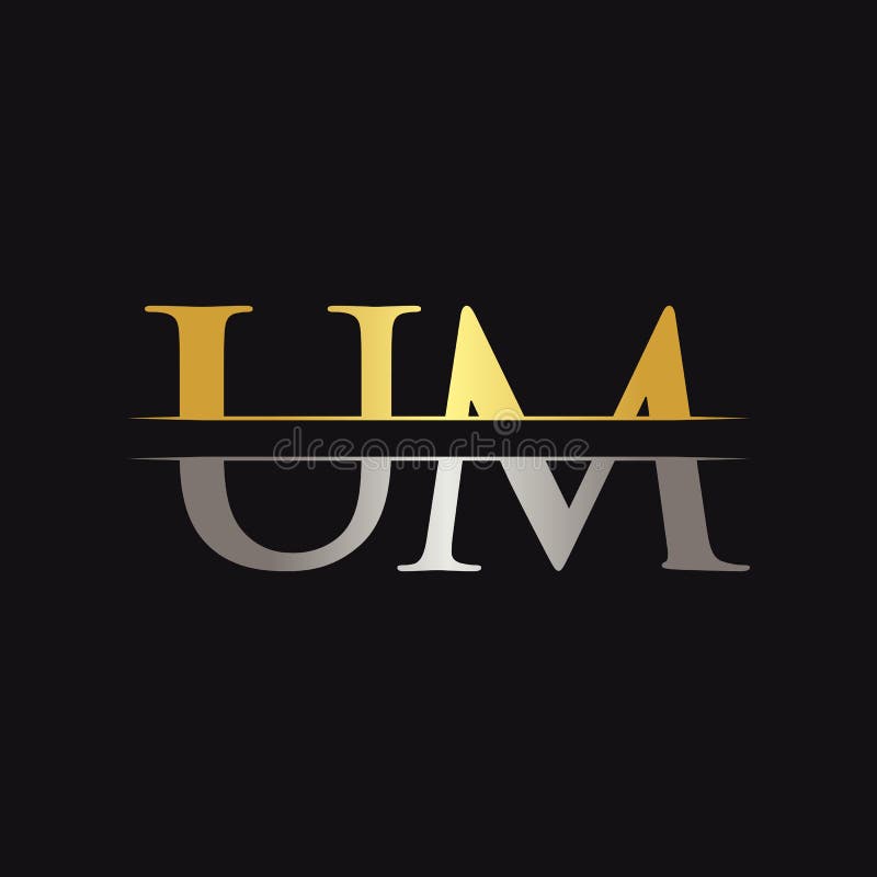 Initial Letter UM Logo Design Vector Template. UM Letter Logo Design ...