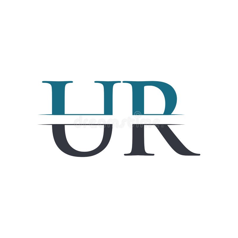 Initial Letter UR Logo Design Vector Template. UR Letter Logo Design ...