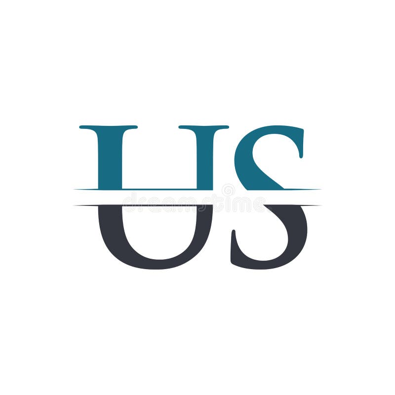 Initial Letter US Logo Design Vector Template. US Letter Logo Design ...