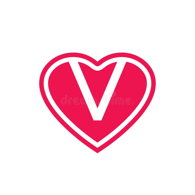 V Heart Stock Illustrations – 1,661 V Heart Stock Illustrations ...