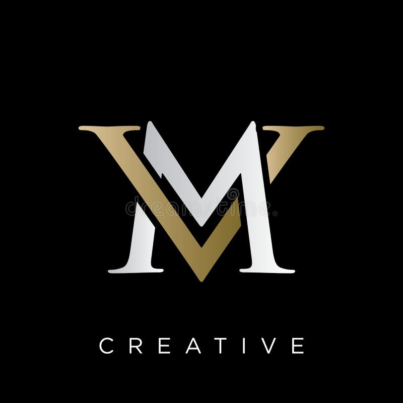Initial Letter V and M, Vm Mv Luxury Logo Icon, Gold Letter Logo Design ... Initial Letter V and M, Vm Mv Luxury Logo Icon, Gold Letter Logo Design ...