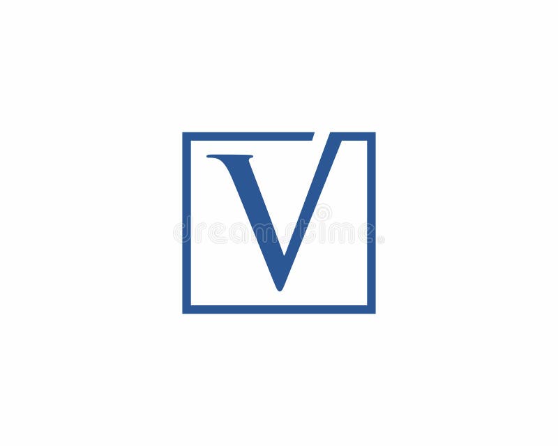 Initial Letter V with Square Logo Design Vector Stock Vector ... Initial Letter V with Square Logo Design Vector Stock Vector ...