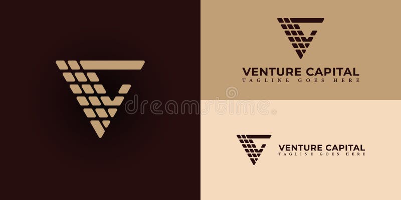 Initial Letter VC or CV Logo Icon Design Template Elements Vector in ...