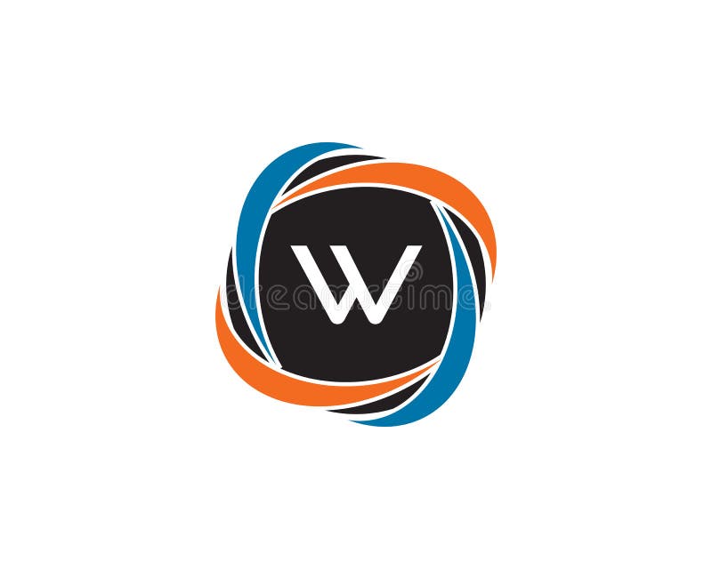 Letter W Circle Logo Stock Illustrations – 3,904 Letter W Circle Logo ...