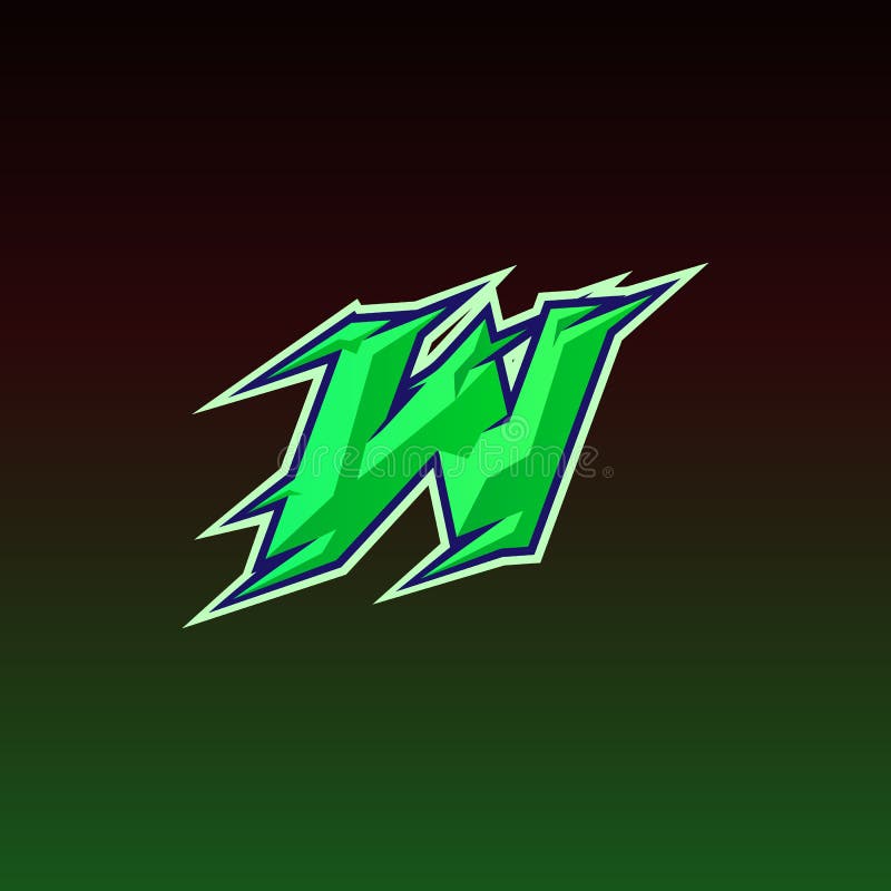 Letter F Game Logo E Sport Gaming Vector Illustration Stock Vector ...