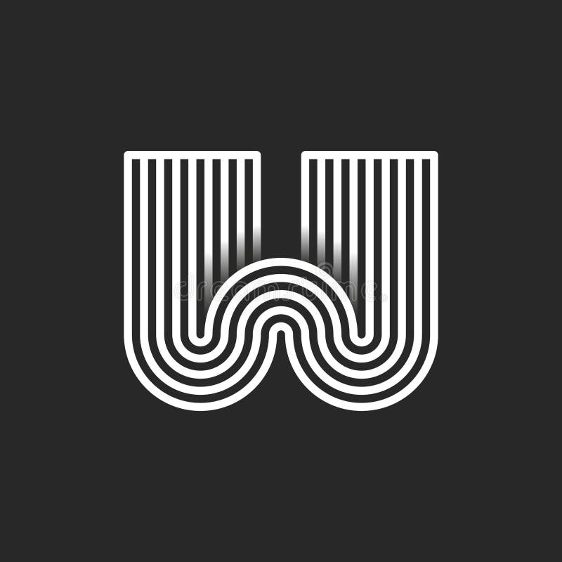 W Letter Design Stock Illustrations – 28,101 W Letter Design Stock ...