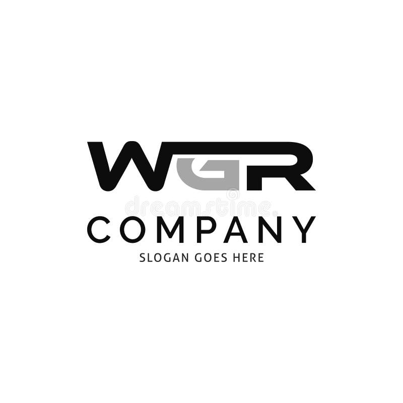 Initial Letter WGR Icon Vector Logo Template Illustration Design Stock ...