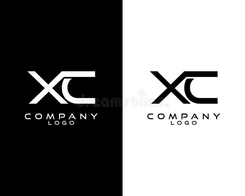 Initial Letter XC, CX Monogram Logotype Vector for Company Business ...