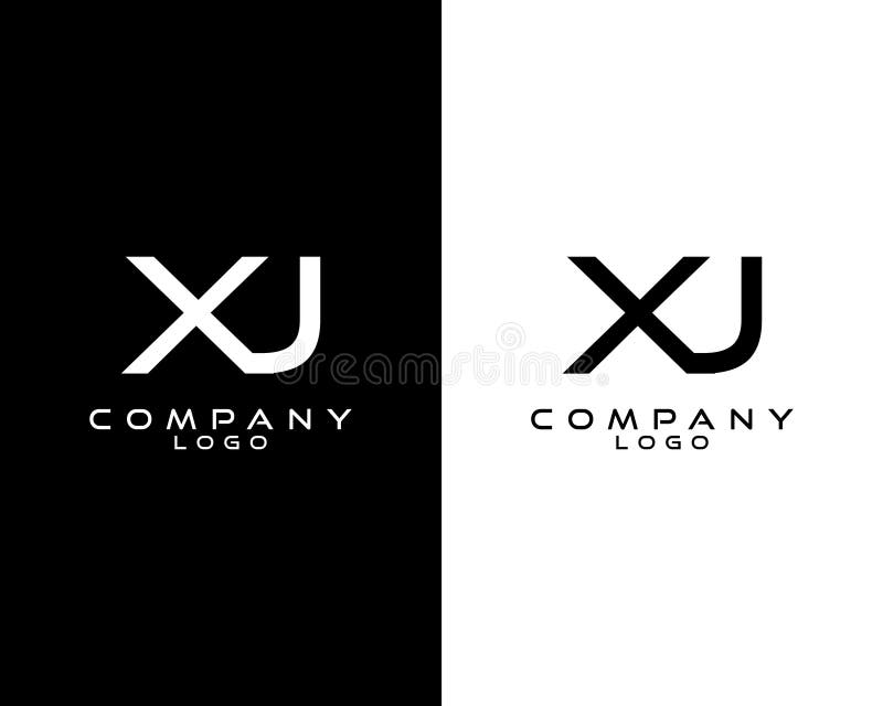 Initial Letter XJ, JX Monogram Logotype Vector for Company Business ...