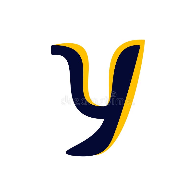 Initial Letter Y 003 stock vector. Illustration of symbol - 344402734