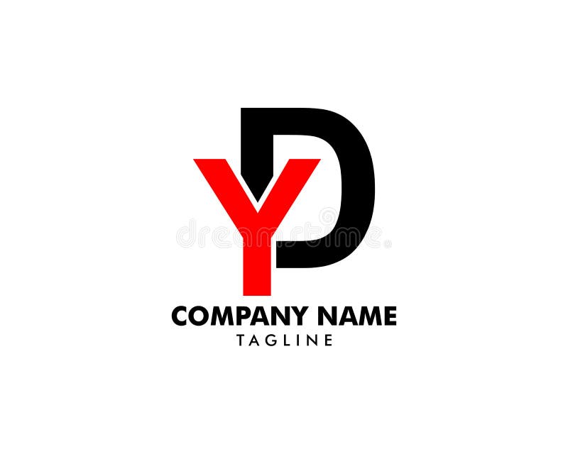 Initial Letter YD Logo Template Design Stock Vector - Illustration of ...