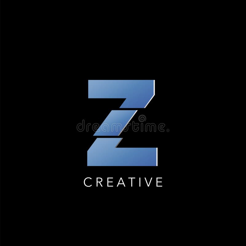 Initial Letter Z Logo Icon, Simple Abstract Techno Logo Vector Design ...