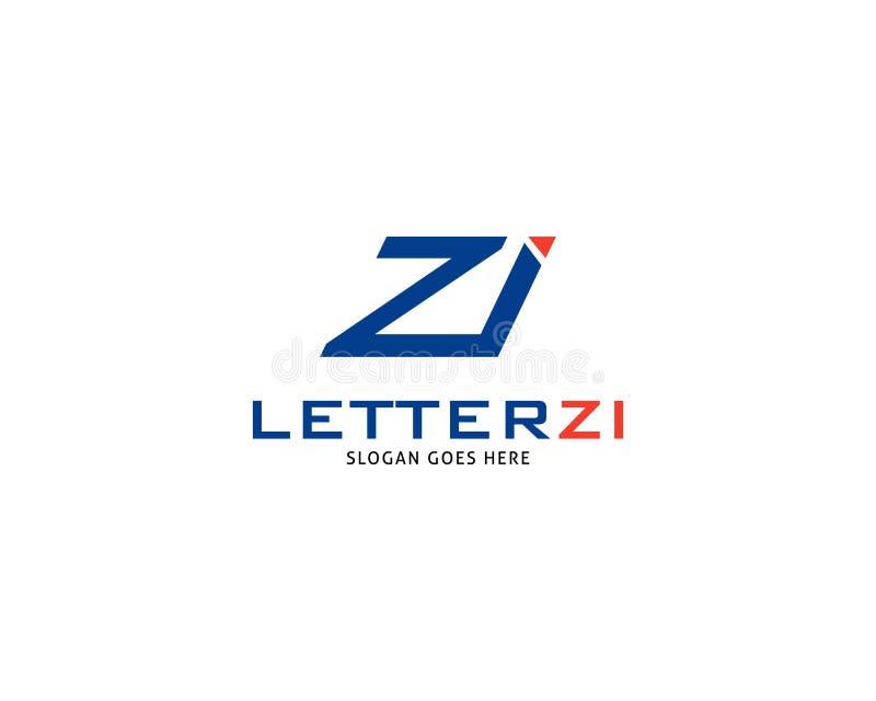 Initial Letter ZI Logo Template Design Stock Vector - Illustration of ...