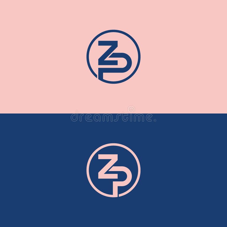 Initial Letter ZP Logo, Simple Alphabet Logo. ZP Letter Logo Design ...