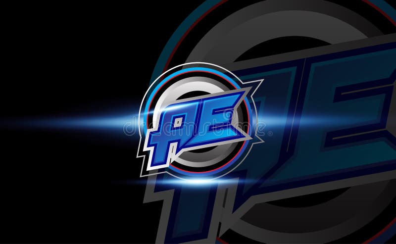 Initial Letters AE, Vector Monogram Logo Design for Esport, Twitch and ...