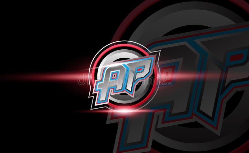 Initial Letters AP, Vector Monogram Logo Design for Esport, Twitch and ...