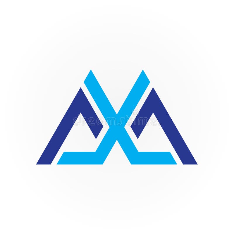 Initial Letters AXA Logo Design Vector Template Stock Vector ...