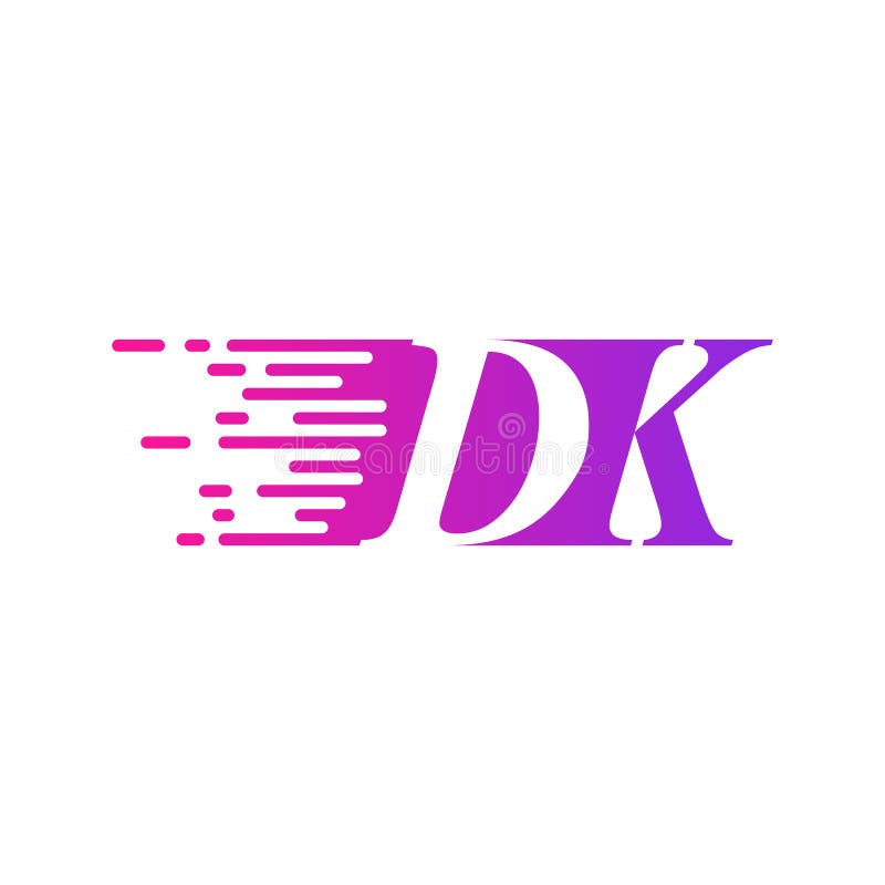 DK Letter Logo Vector Monogram Stock Vector - Illustration of element ...