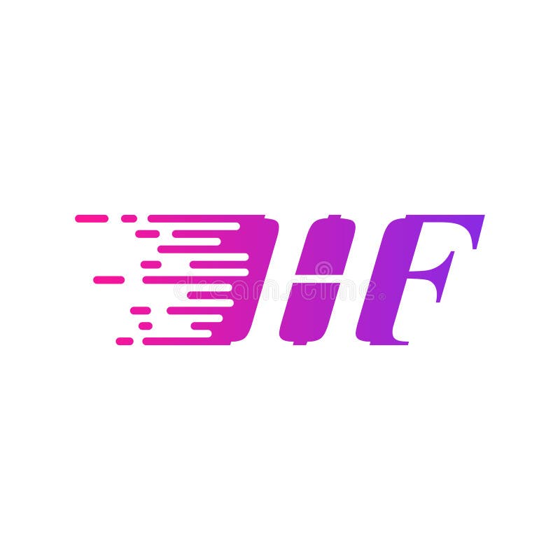 Letter HF Signature Logo Template Vector Stock Vector - Illustration of ...