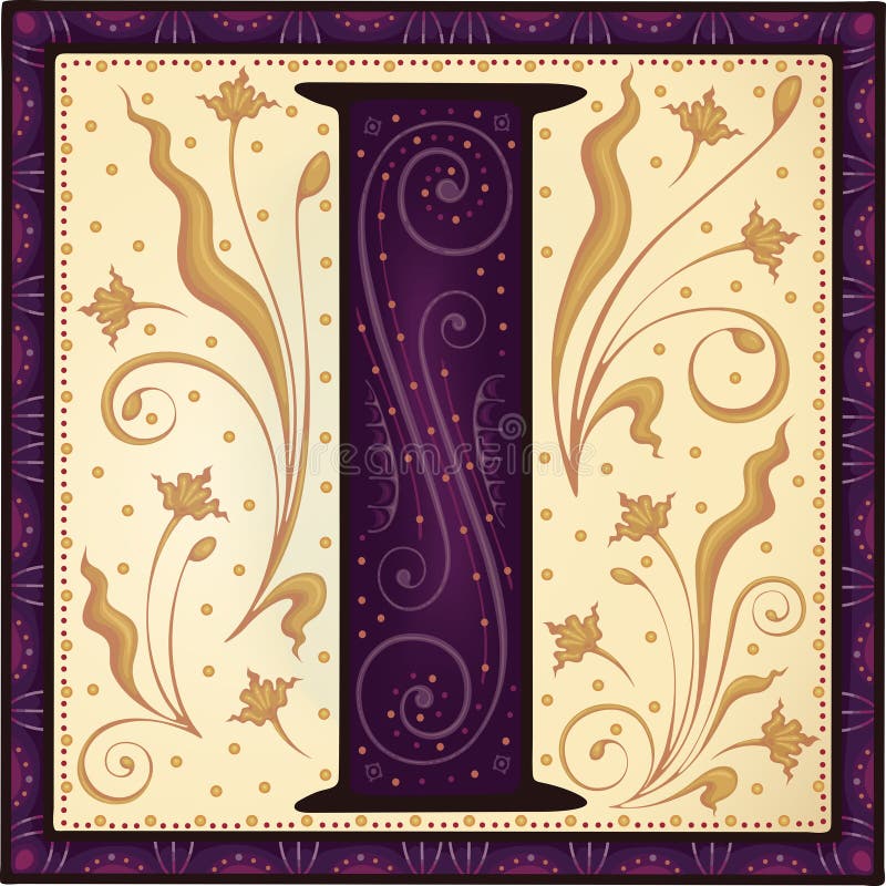 About Initial Letters I.Alphabet. Stock Vector - Illustration of ...