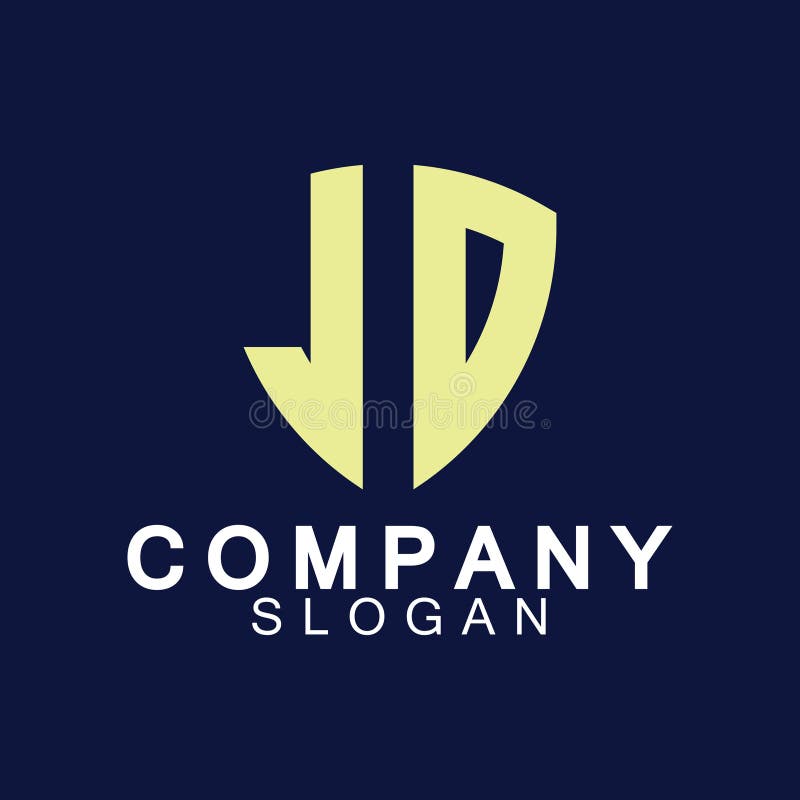 Initial Letters JD Logo Design Vector Template Stock Vector ...
