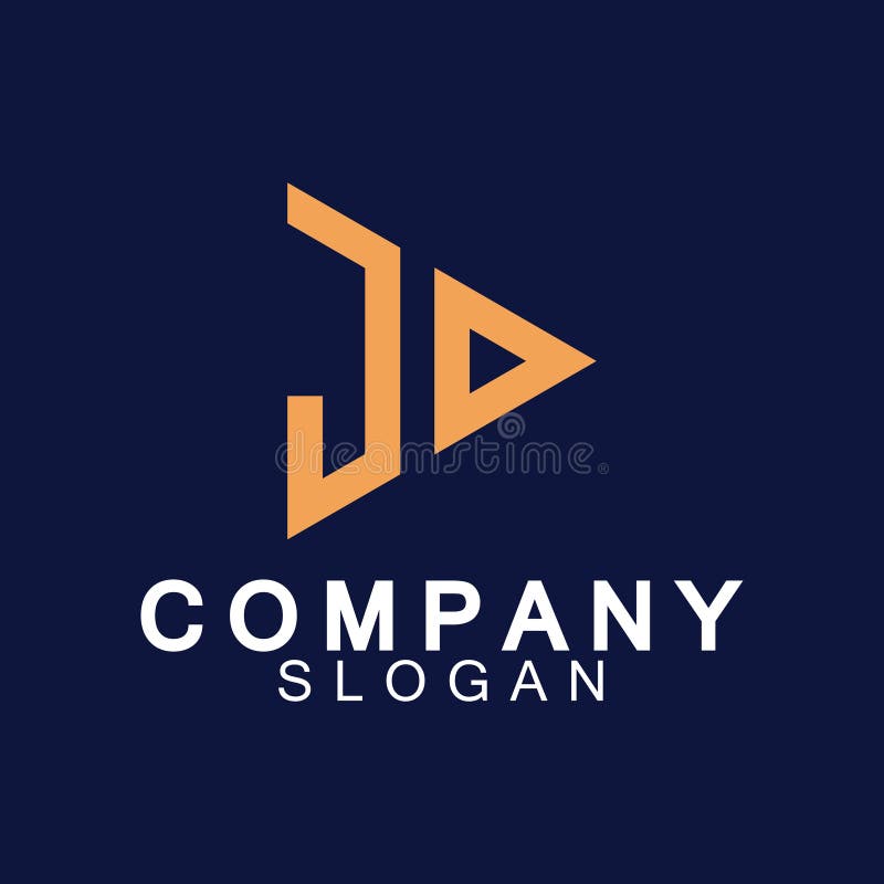Initial Letters JD Logo Design Vector Template Stock Vector ...