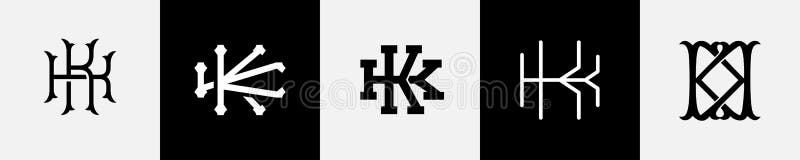 Initial Letters KK Monogram Logo Design Bundle Stock Vector ... Initial Letters KK Monogram Logo Design Bundle Stock Vector ...