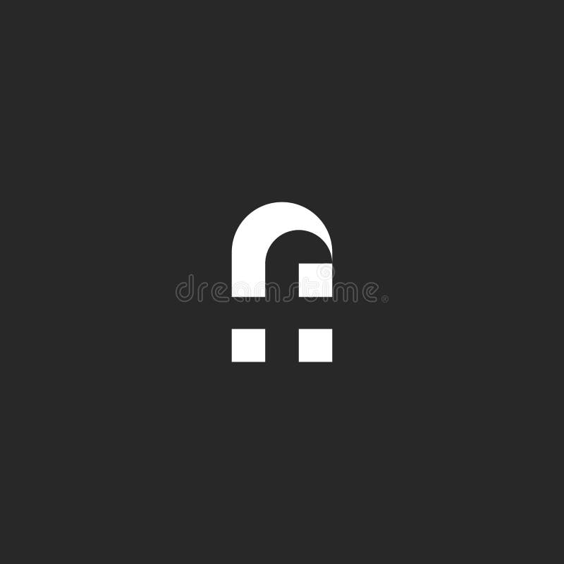 Initial Letters Ff Logo Monogram, Lines Shape Lowercase Combination Two ...