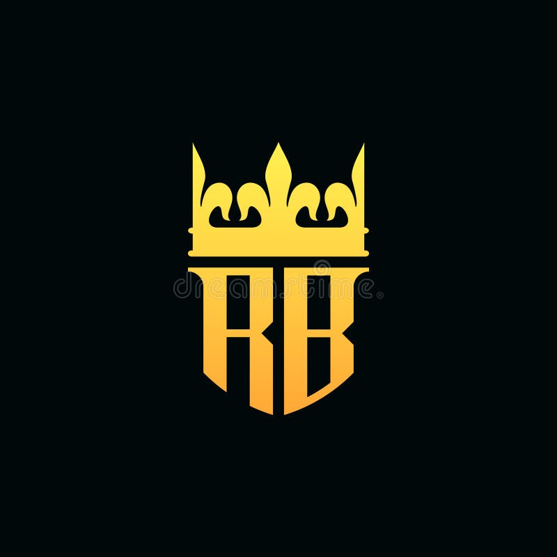 Initial Letters RA Logo Monogram Emblem Style with Crown Stock Vector ...