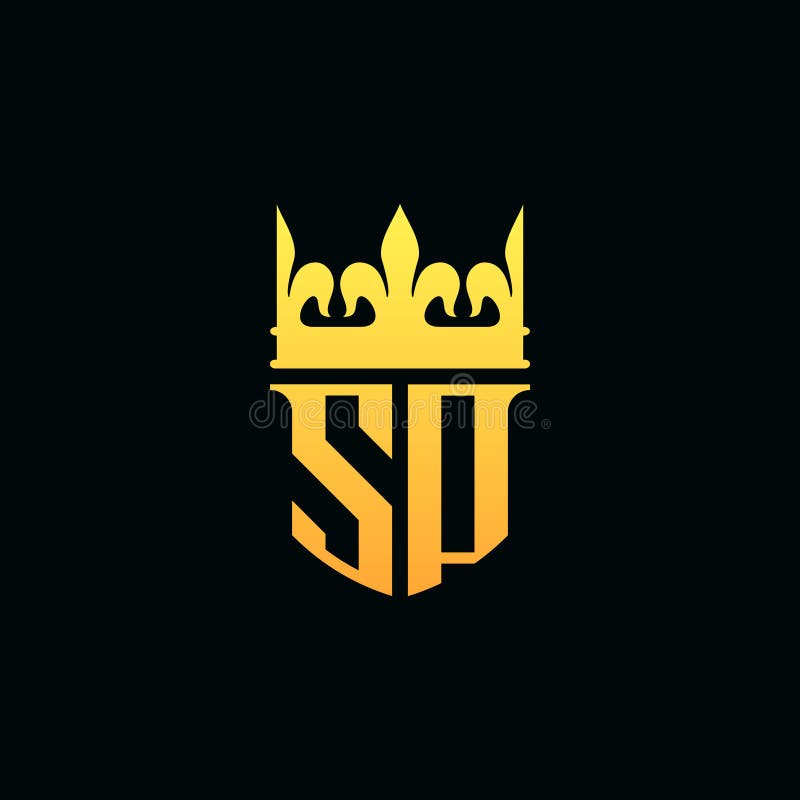 Initial Letters SP Logo Monogram Emblem Style with Crown Stock Vector ... Initial Letters SP Logo Monogram Emblem Style with Crown Stock Vector ...