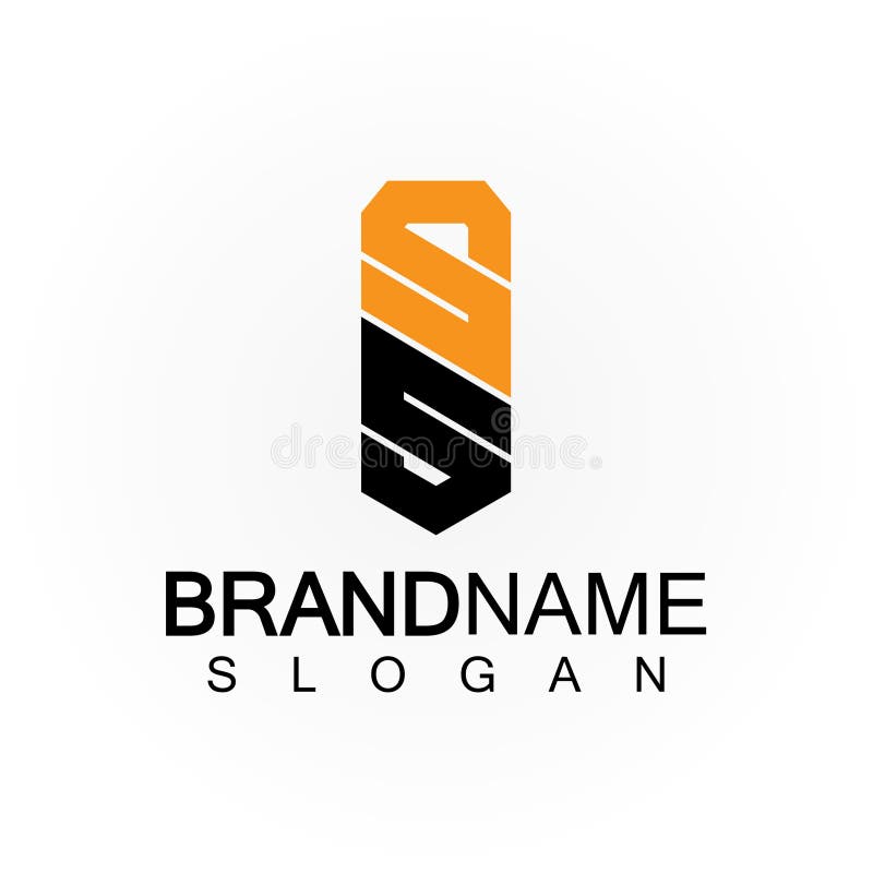 Initial Letters SS Logo Design Vector Template Stock Vector ...