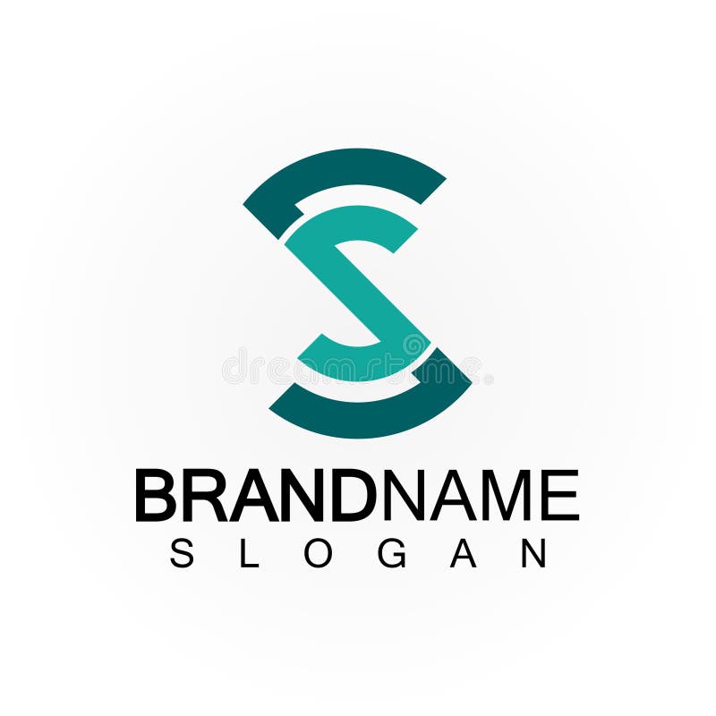 Initial Letters SS Logo Design Vector Template Stock Vector ...