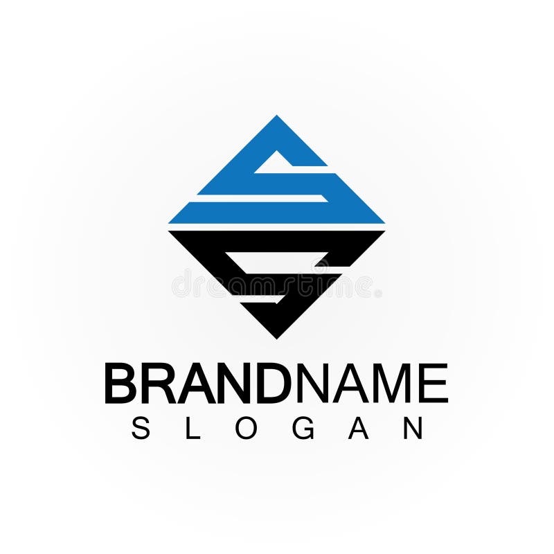 Initial Letters SS Logo Design Vector Template Stock Vector ...