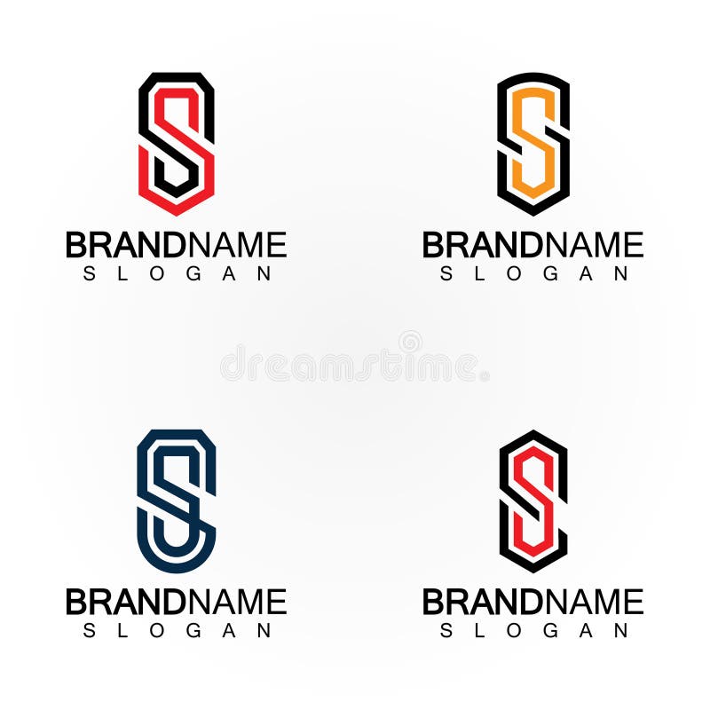 Initial Letters SS Logo Design Vector Template Stock Vector ...