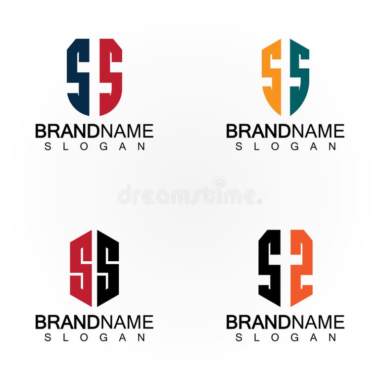 Initial Letters SS Logo Design Vector Template Stock Vector ...