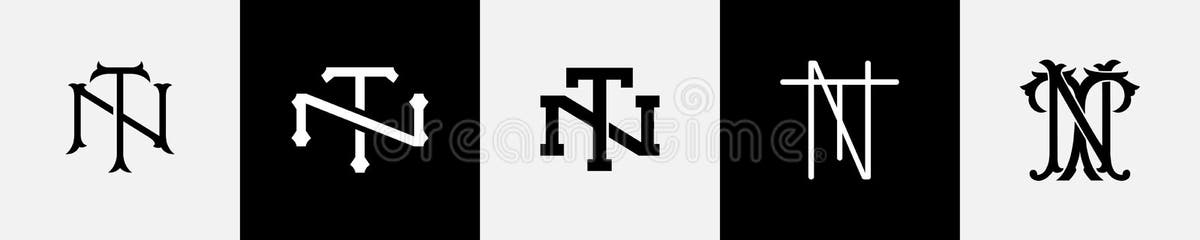 Tn Monogram Logo Stock Illustrations – 1,050 Tn Monogram Logo Stock ...