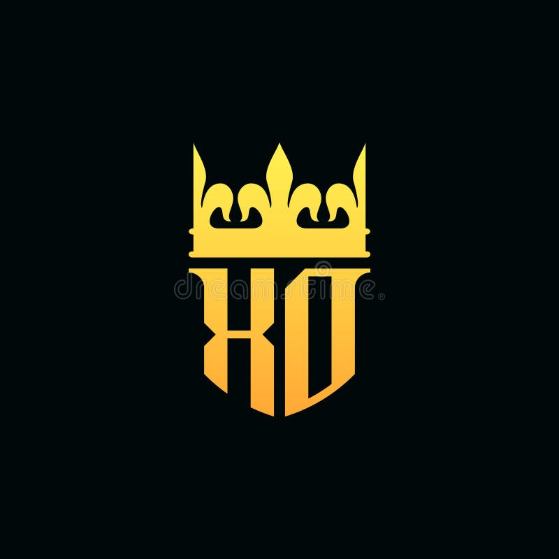 Initial Letters XO Logo Monogram Emblem Style with Crown Stock Vector ... Initial Letters XO Logo Monogram Emblem Style with Crown Stock Vector ...