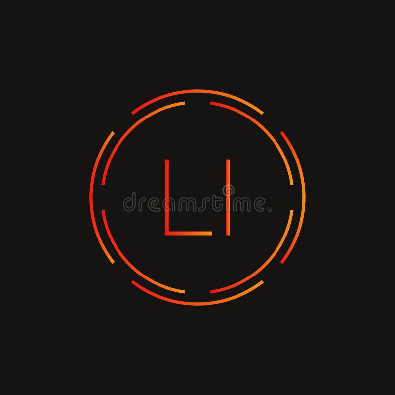 Initial LI Letter Logo Design Vector Template. Abstract Letter LI Logo ...