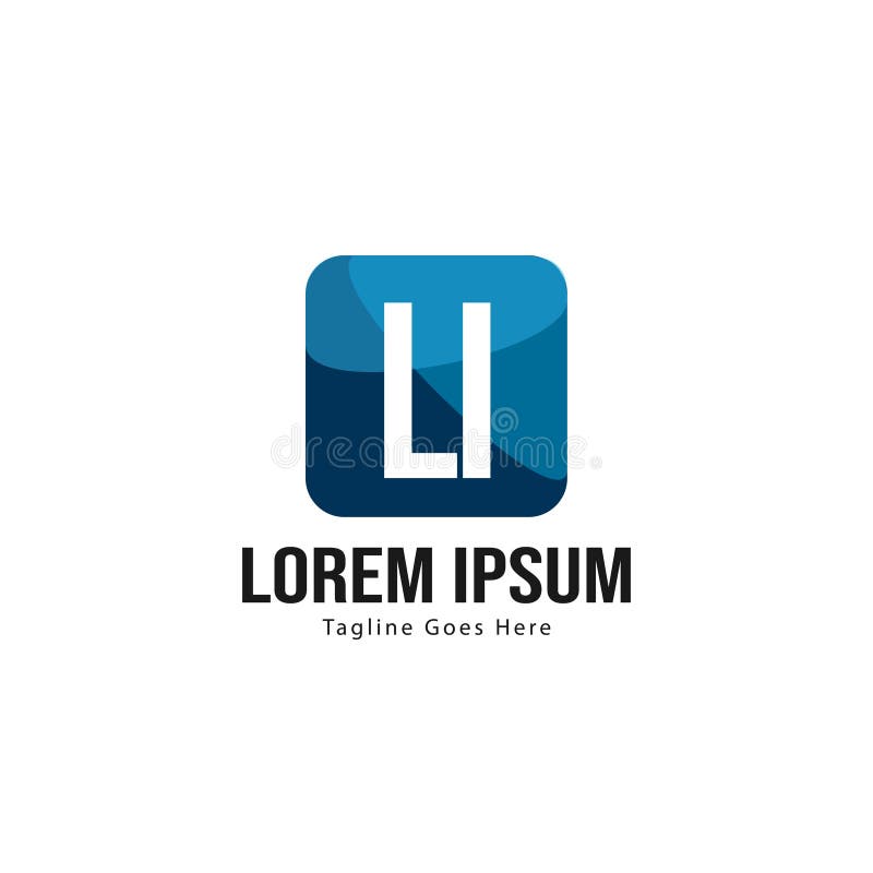 Initial LI Logo Template with Modern Frame. Minimalist LI Letter Logo ...
